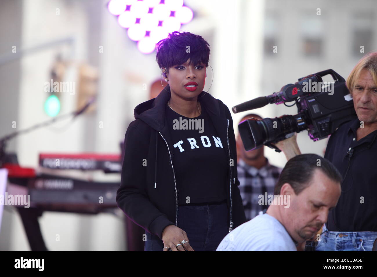 Jennifer Hudson performs live on NBC's 'The Today Show' at Rockefeller ...