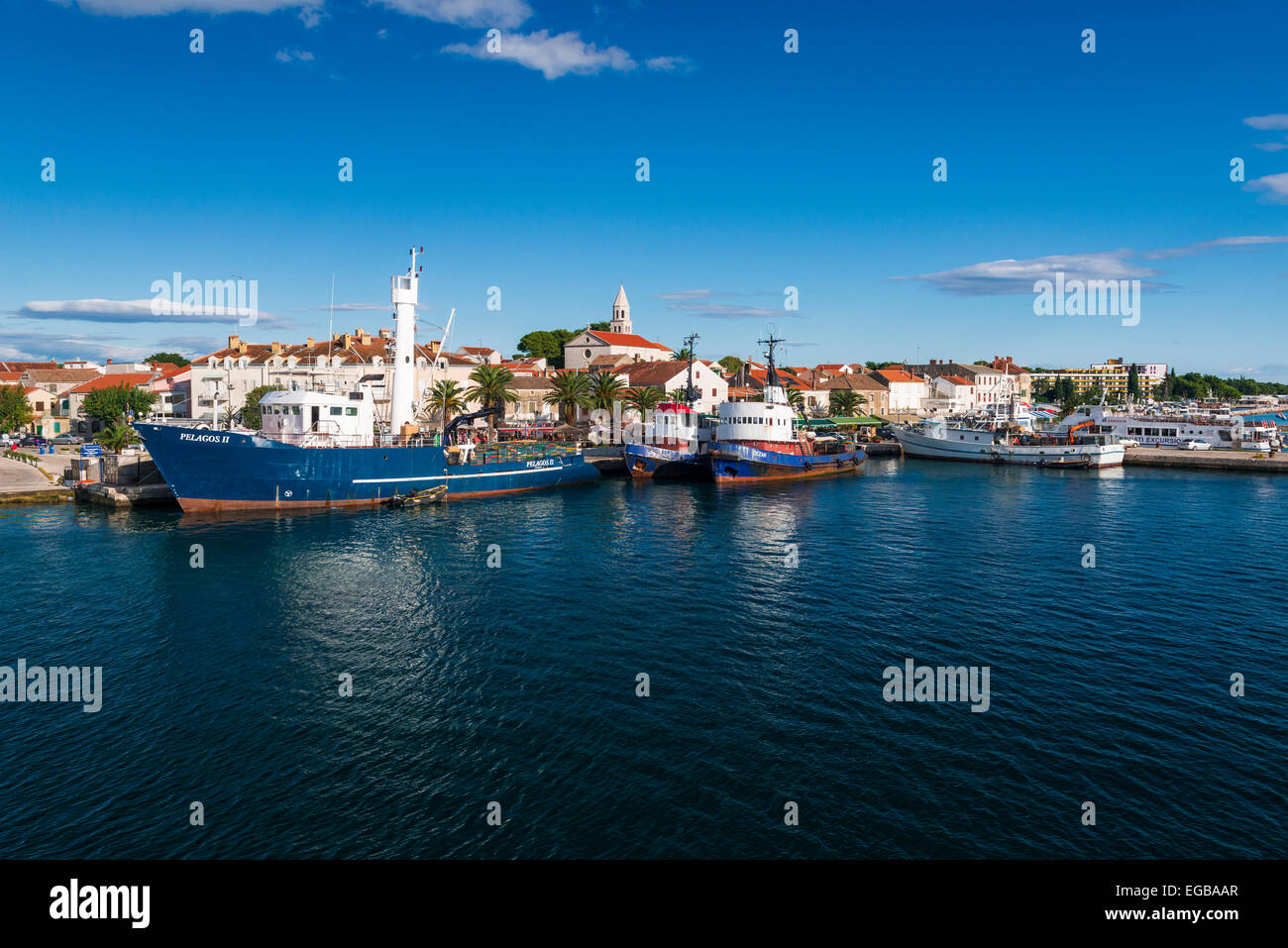 Port town of Biograd na Moru, Dalmatian Coast, Croatia Stock Photo - Alamy