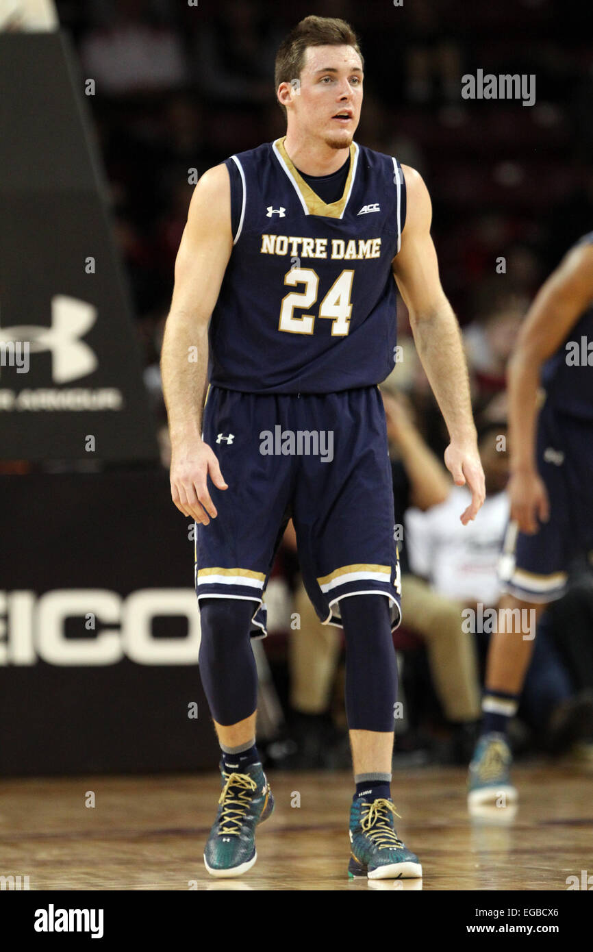 February 21, 2015: Notre Dame Fighting Irish guard/forward Pat ...