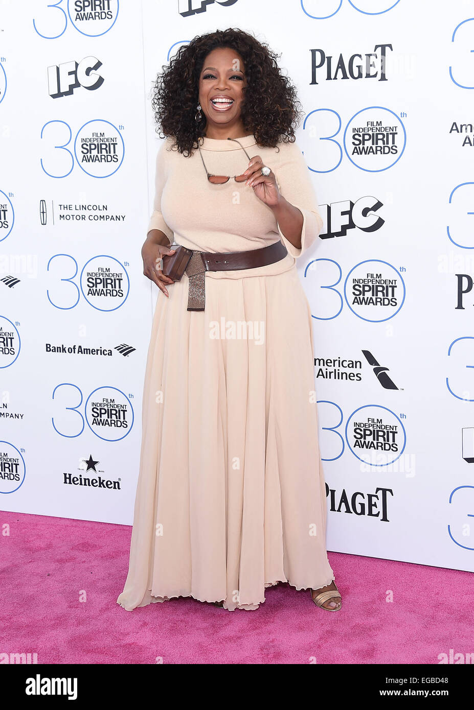 Santa Monica, California, USA. 21st Feb, 2015. Oprah Winfrey arrives ...