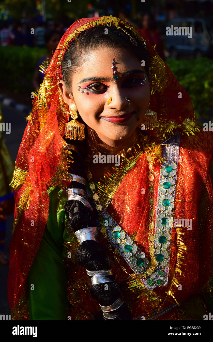 Traditional Dressed Beautiful Indian Girl India Stock Photo - Alamy