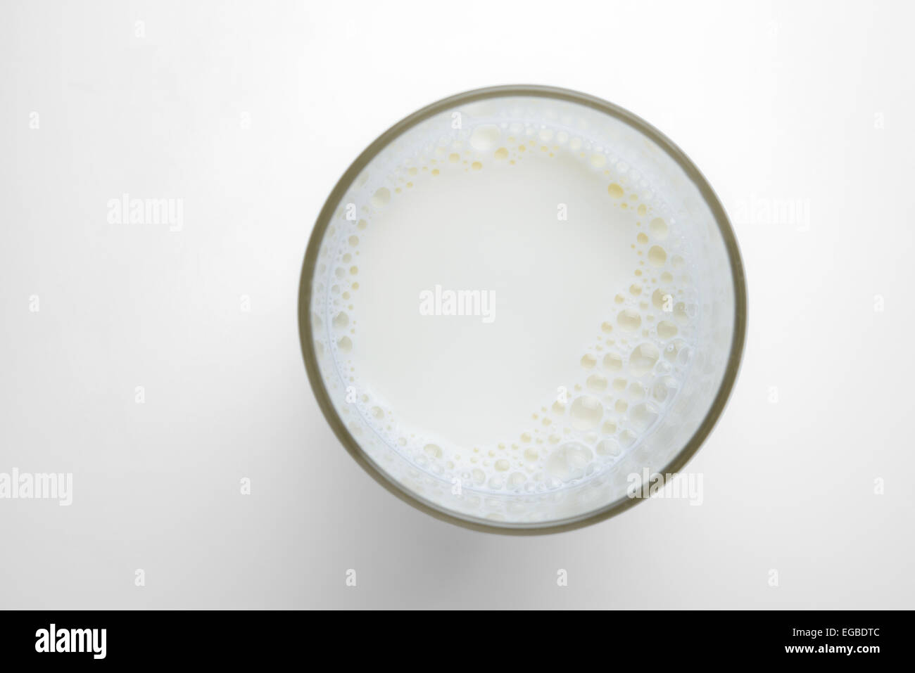 glass milk on white background Stock Photo - Alamy