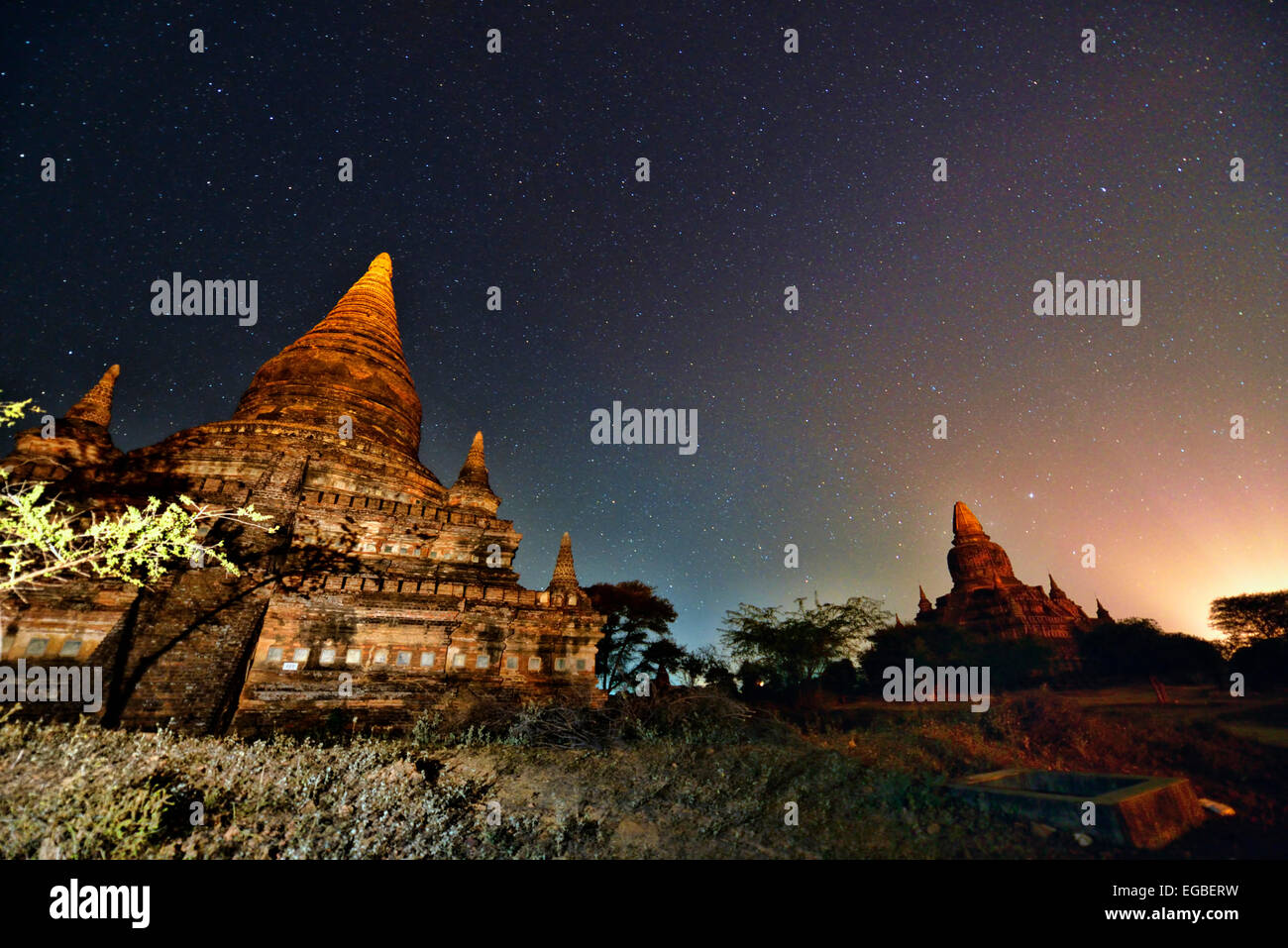 Bagan night sky hi-res stock photography and images - Alamy
