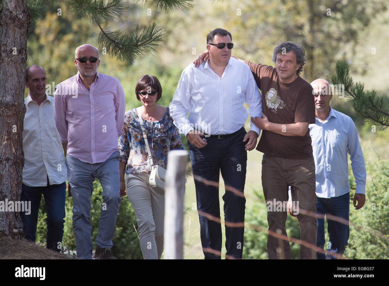Filming takes place on the set of upcoming Serbian drama 'On the Milky ...