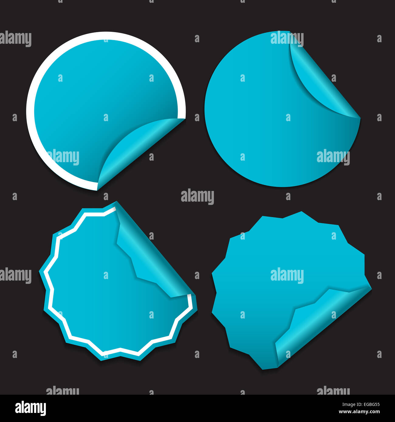 Sale Sticker, Banner Template Set Vector Illustration Stock Photo - Alamy