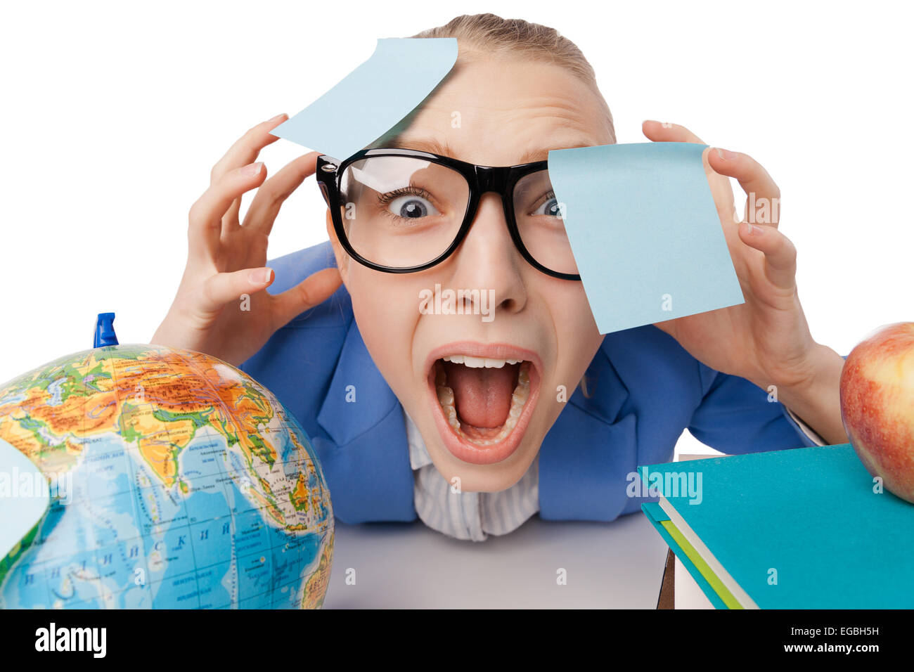 Shouting teenager classroom hi-res stock photography and images - Alamy