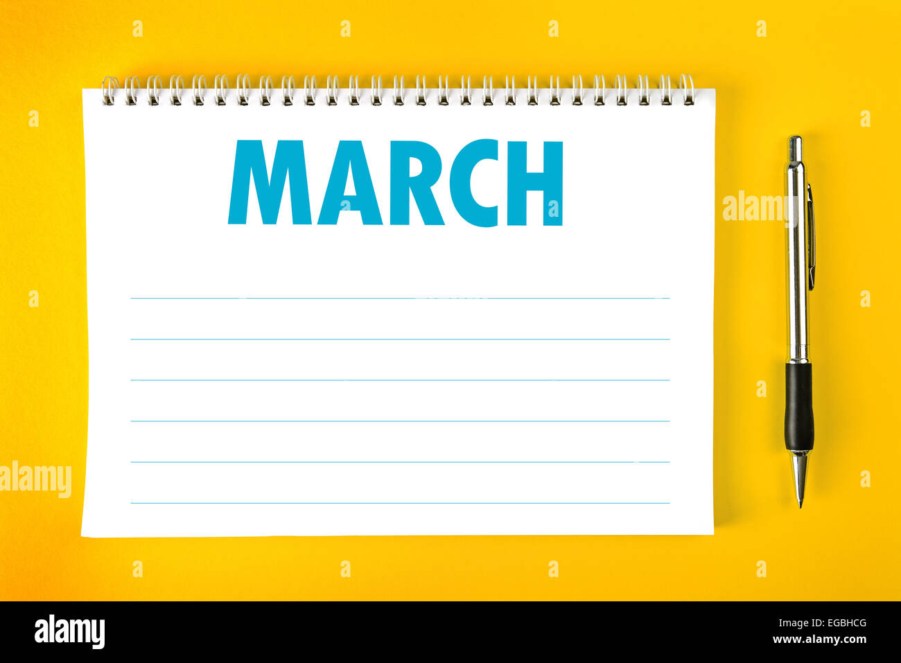 Calendar month march hi-res stock photography and images - Alamy