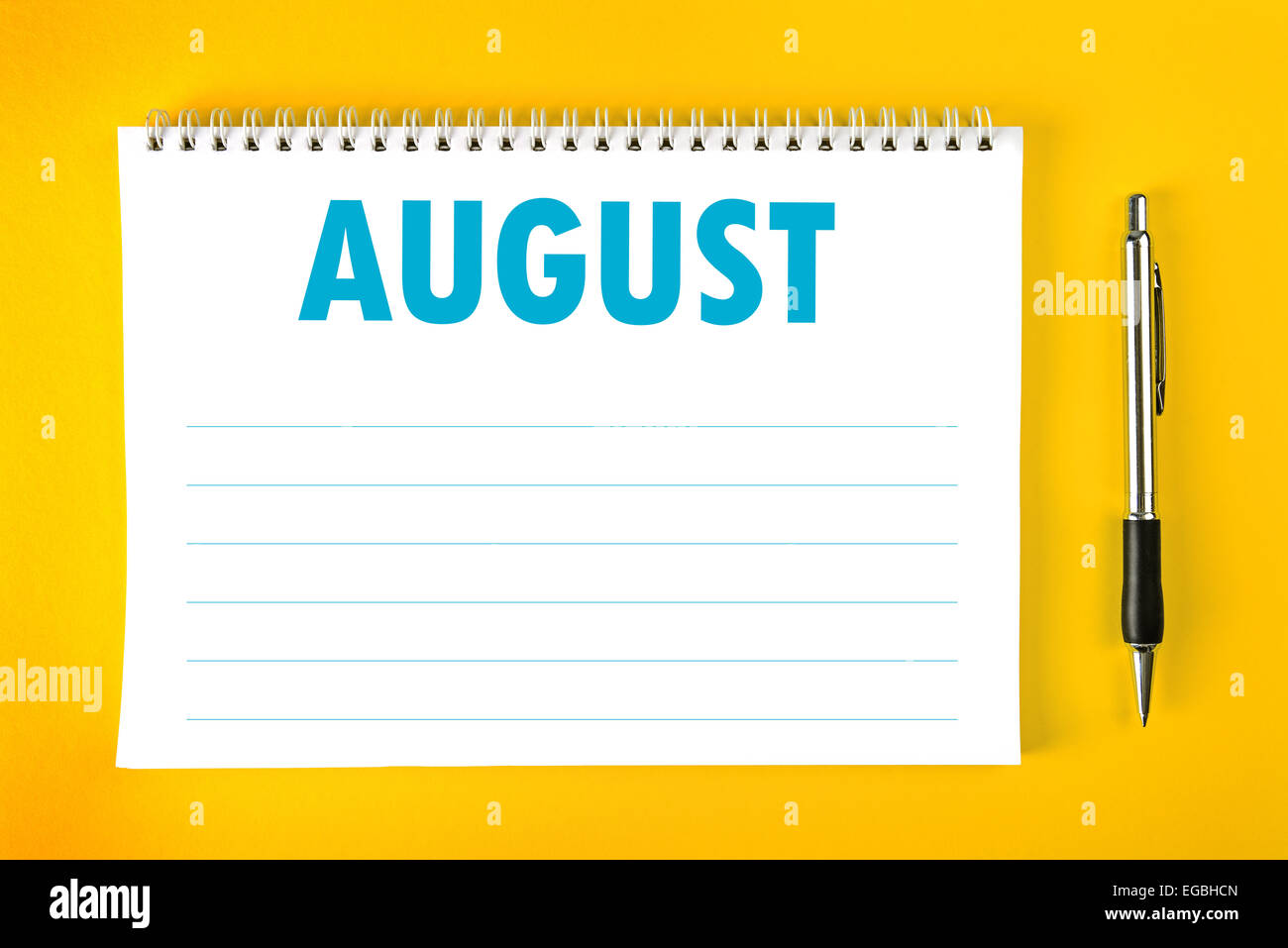 Blank calendar page hi-res stock photography and images - Alamy