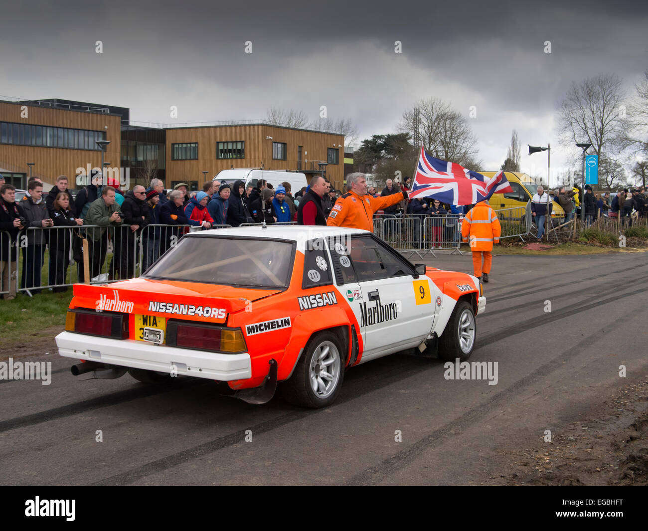 Warwickshire, UK. 21st Feb, 2015. Nissan 240RS Group B Rally Car in ...
