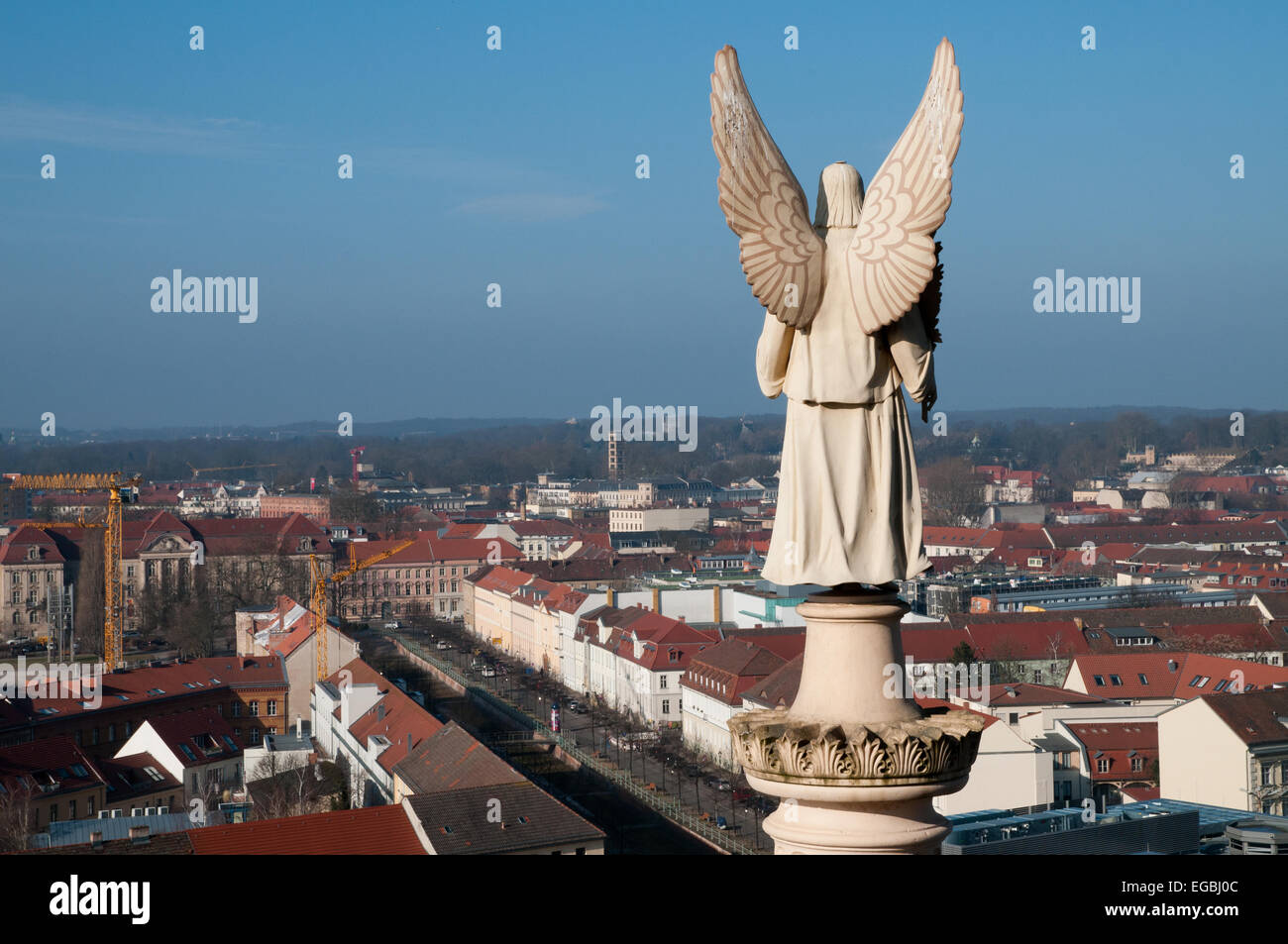 Skyline of Potsdam seen from top of St Nicholas Church Stock Photo - Alamy