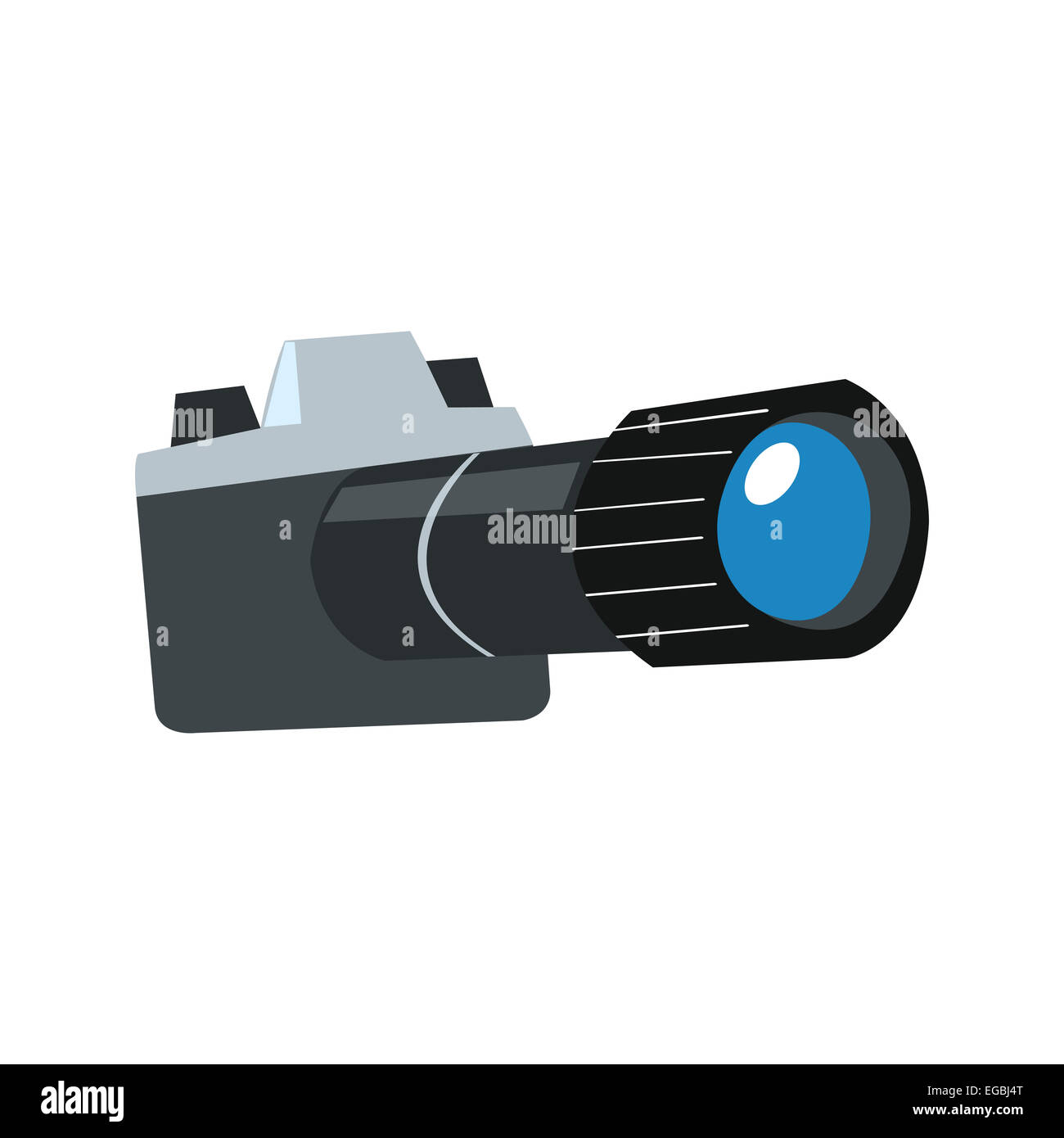 Stylized camera with lens Stock Photo - Alamy