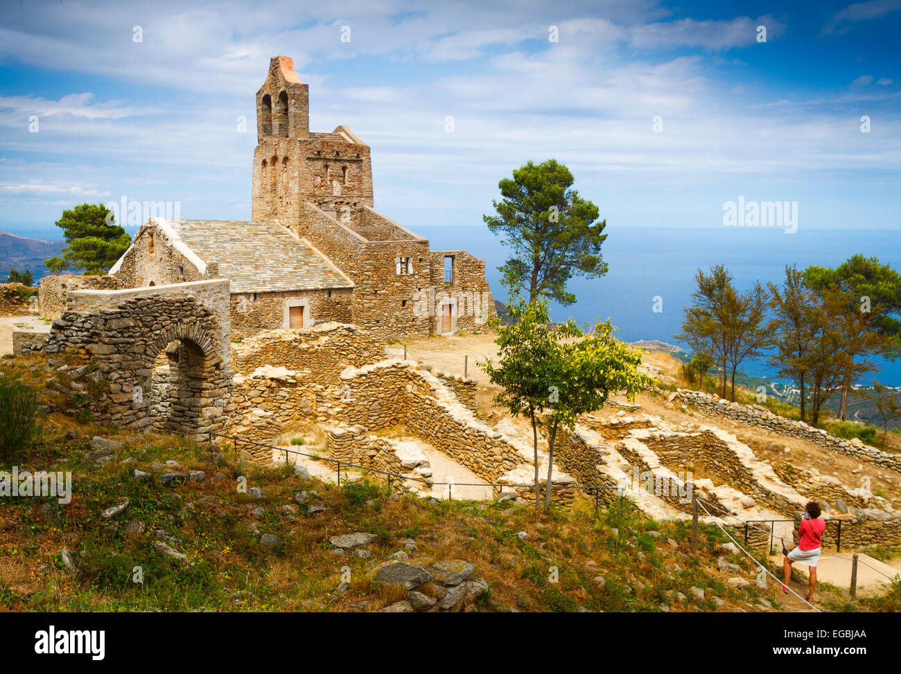 Ruins of a medieval town Stock Photo - Alamy