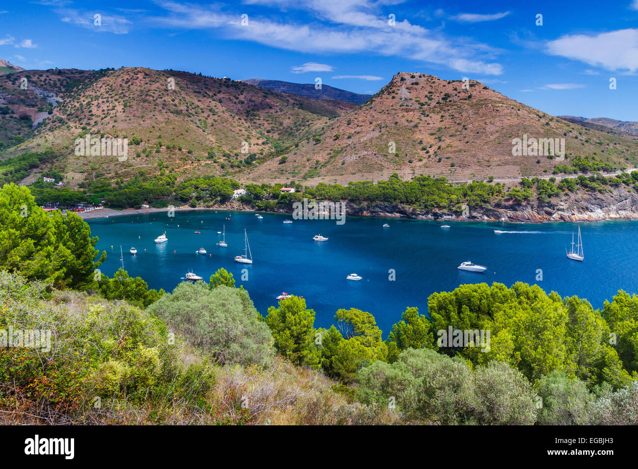 Cala Montjoi. Roses. Costa Brava, Gerona. Catalonia, Spain, Europe ...