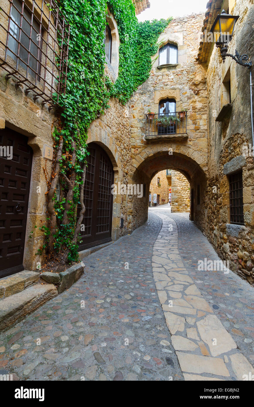 Pals. Costa Brava, Gerona. Catalonia, Spain, Europe Stock Photo - Alamy