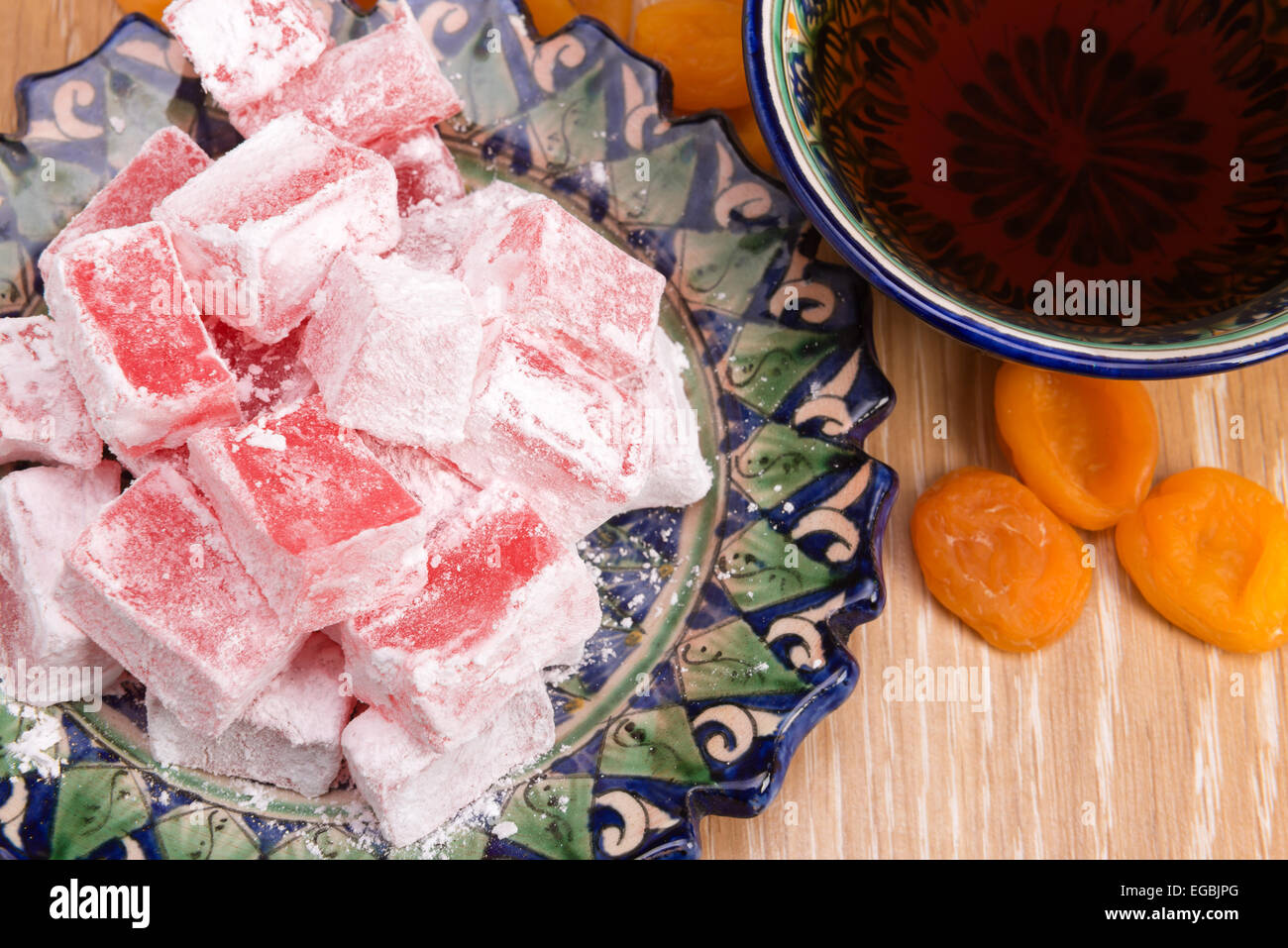 Turkish Delight or lukum- traditional oriental sweets Stock Photo - Alamy