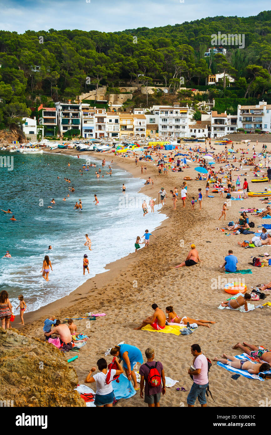 Sa Riera, Begur. Costa Brava, Gerona. Catalonia, Spain, Europe Stock ...