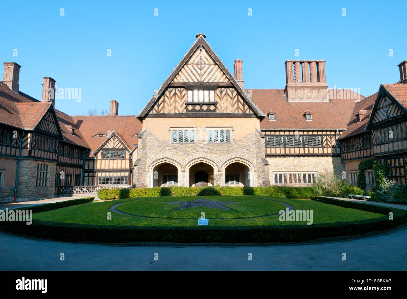 Schloss Cecilienhof Palace, Potsdam, where the Potsdam Conference was ...