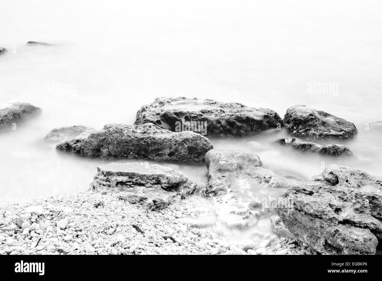 stones on sea beach Stock Photo - Alamy