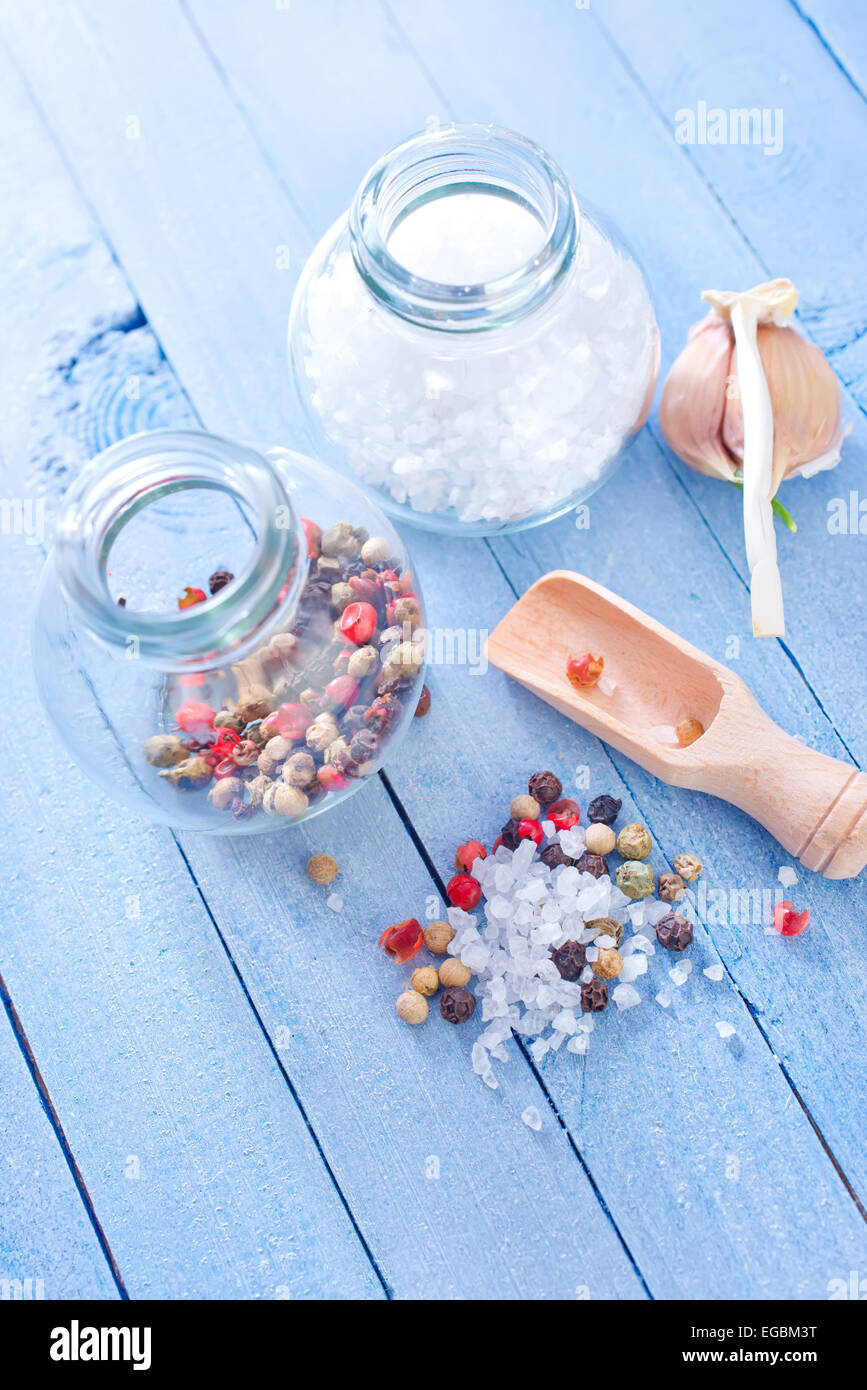 pepper and salt Stock Photo - Alamy