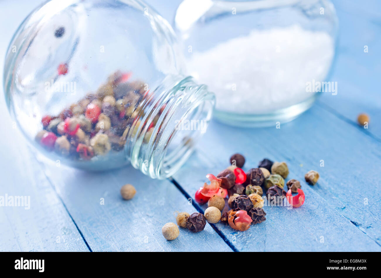 pepper and salt Stock Photo - Alamy