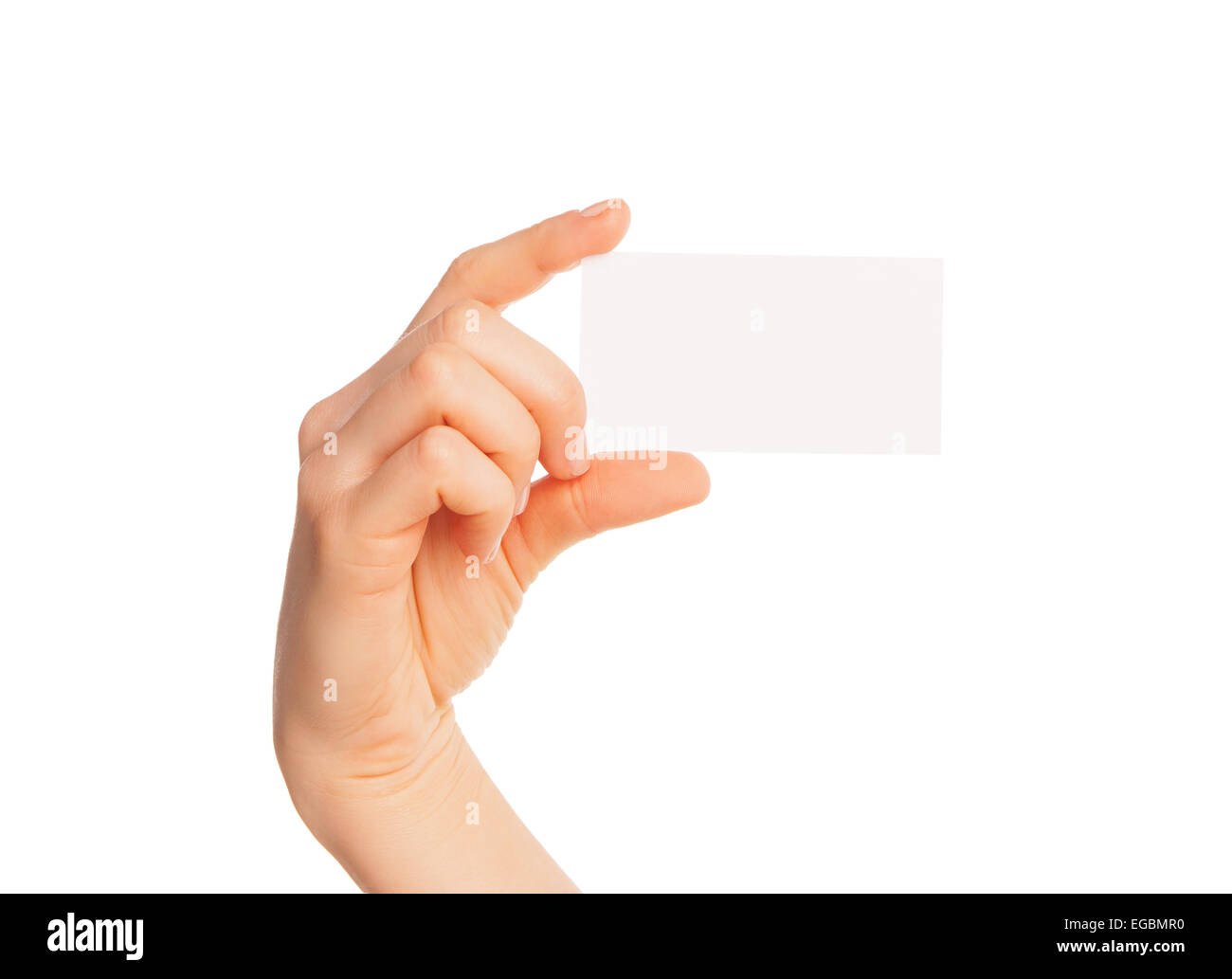 Piece paper in hand Cut Out Stock Images & Pictures - Alamy