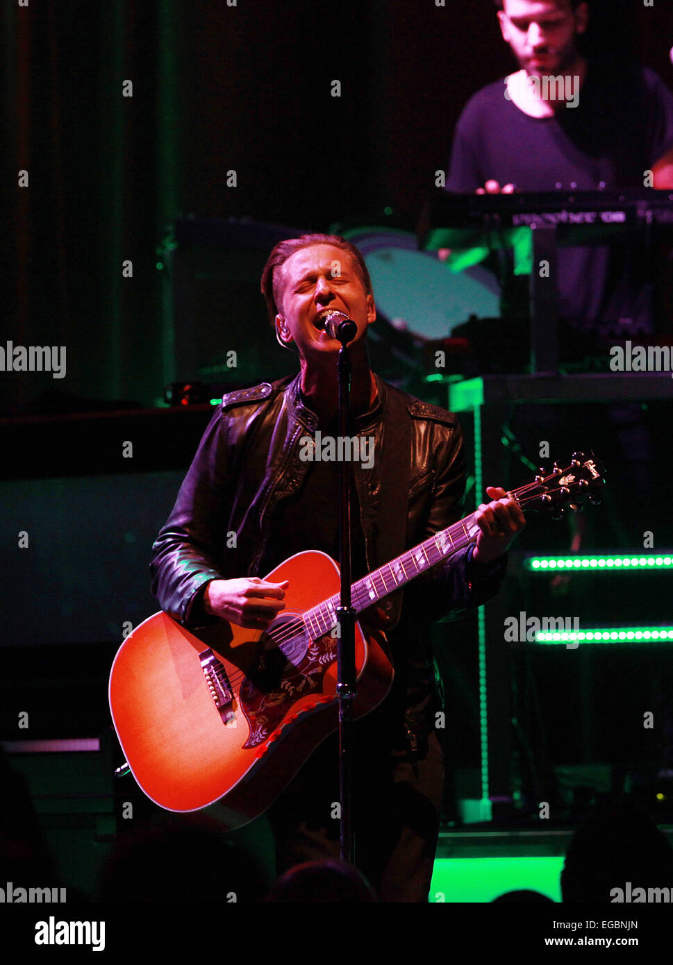 Las Vegas, Nevada, USA. 22nd Feb, 2015. Ryan Tedder, lead singer of one ...
