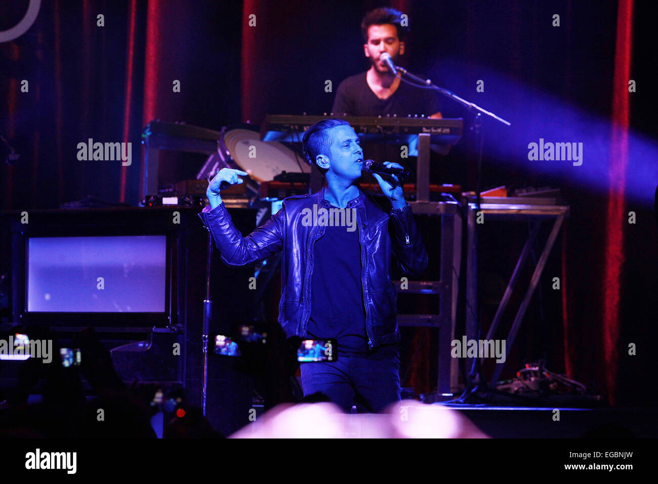 Las Vegas, Nevada, USA. 22nd Feb, 2015. Ryan Tedder, lead singer of one ...