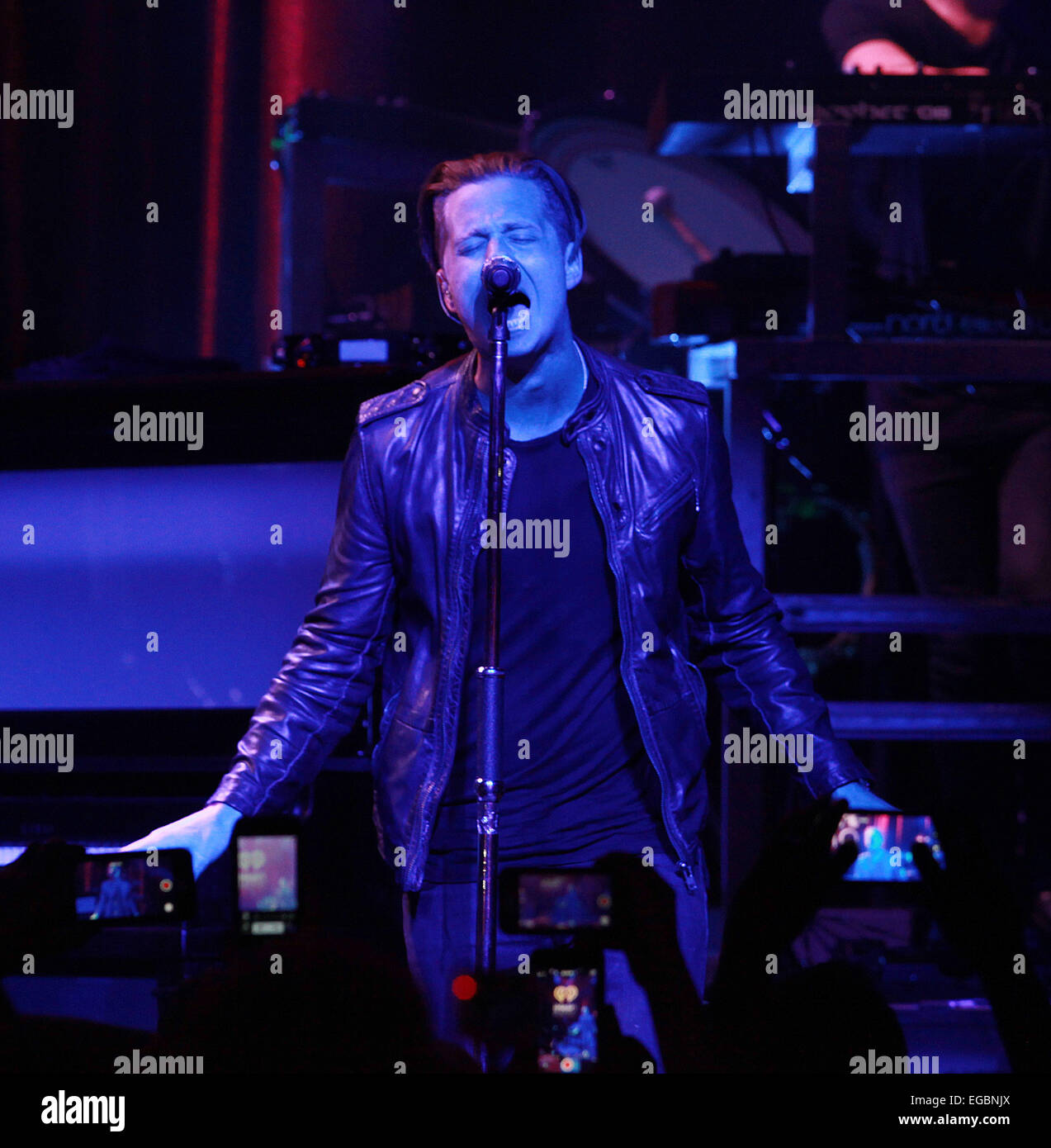 Las Vegas, Nevada, USA. 22nd Feb, 2015. Ryan Tedder, lead singer of one ...