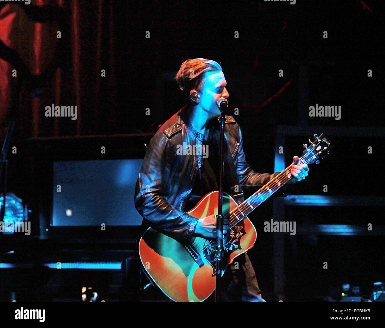 Las Vegas, Nevada, USA. 22nd Feb, 2015. Ryan Tedder, lead singer of one ...