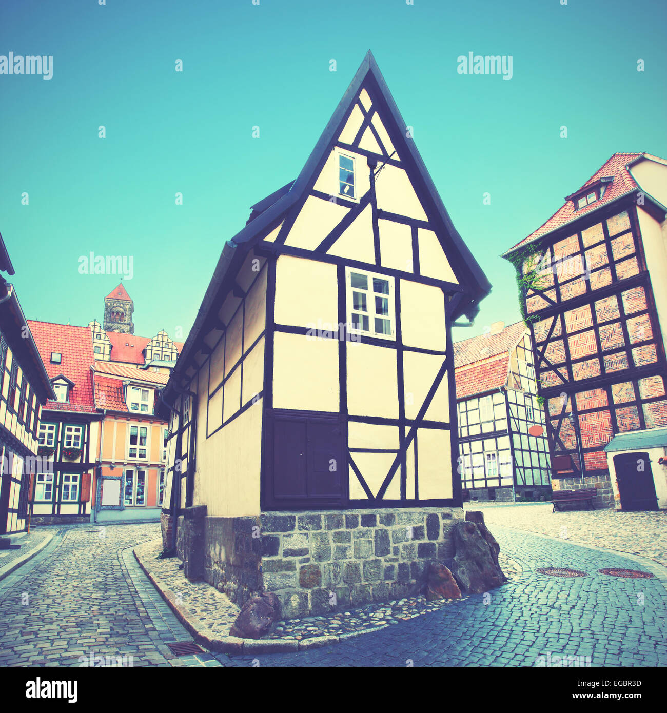 Old street in germany hi-res stock photography and images - Alamy