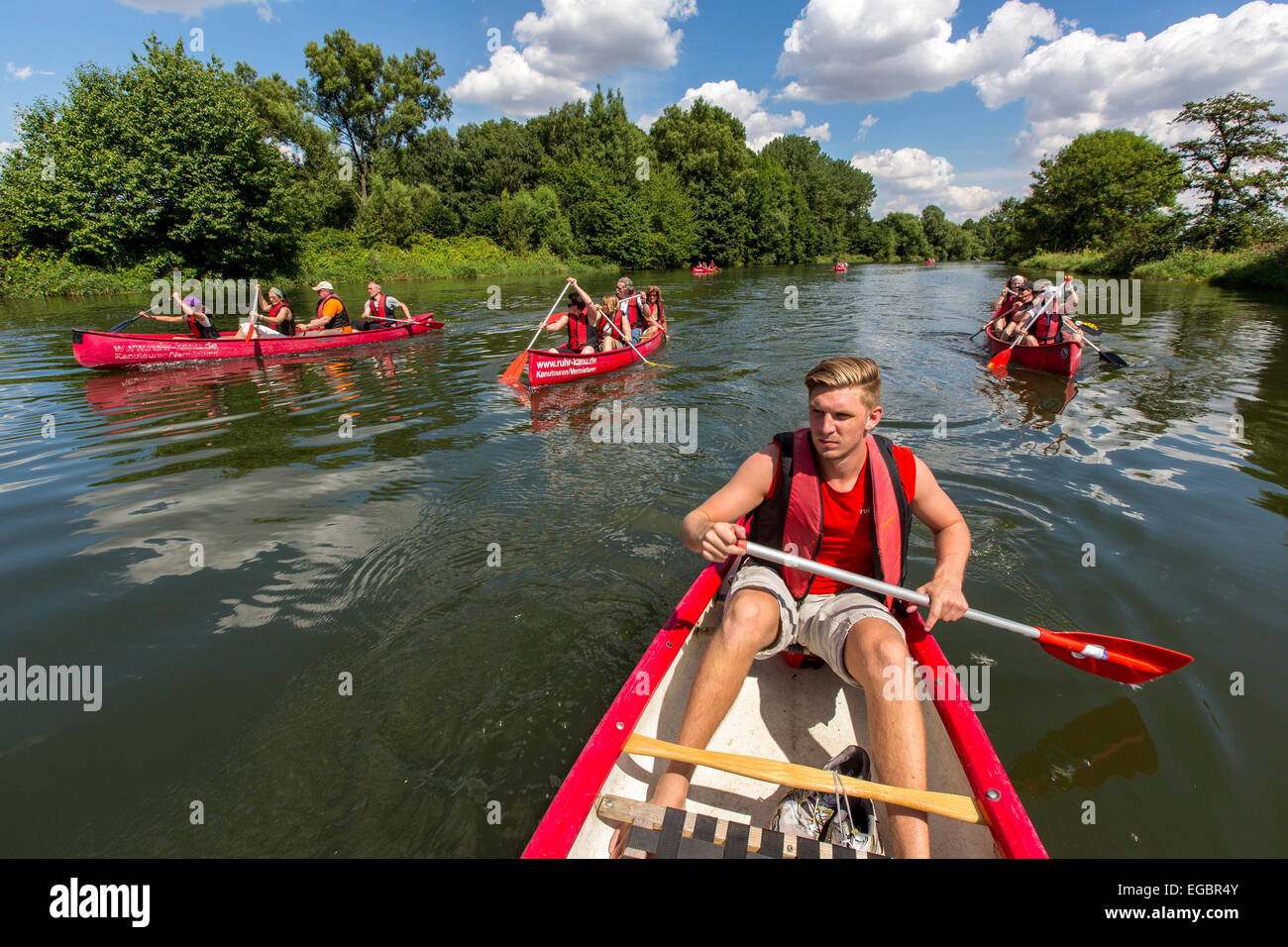 Canoe red river hi-res stock photography and images - Alamy