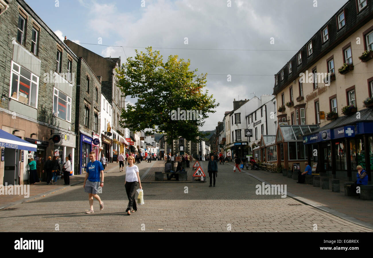Keswick Town Street Market High Resolution Stock Photography and Images ...