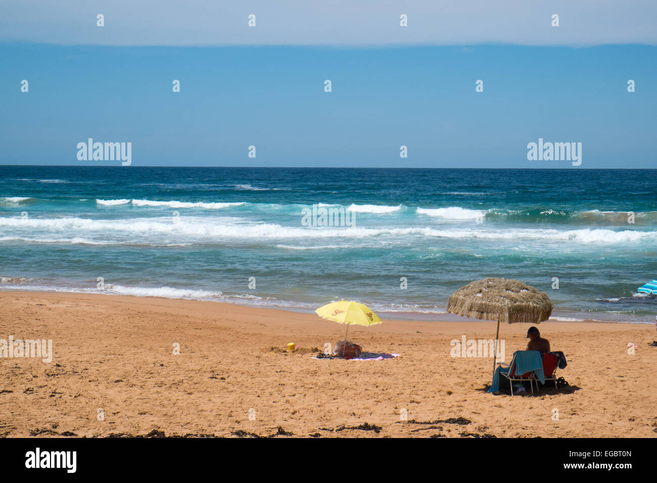 view of Bilgola beach, a popular beach and one of Sydneys famous ...