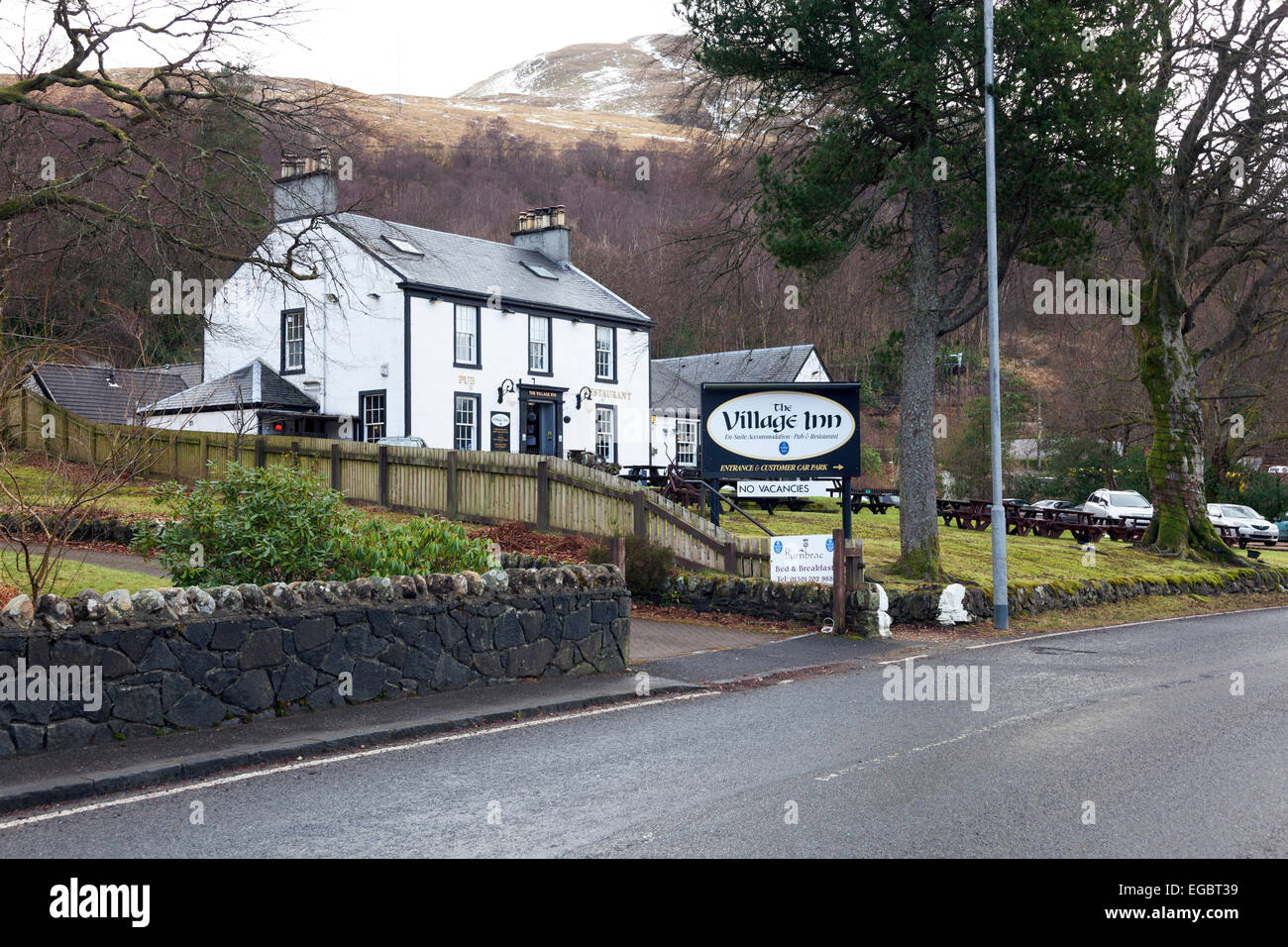 The Village Inn in Arrochar, Dunbartonshire, Scotland Stock Photo - Alamy