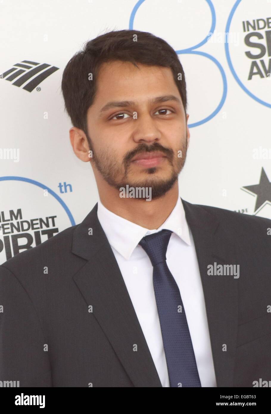 Shrihari Sathe at arrivals for 30th Film Independent Spirit Awards 2015 - Arrivals 3, Santa ...