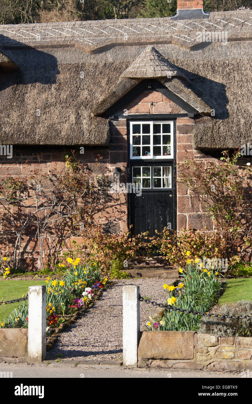 Village of Burton, England. The picturesque village of Burton on the ...