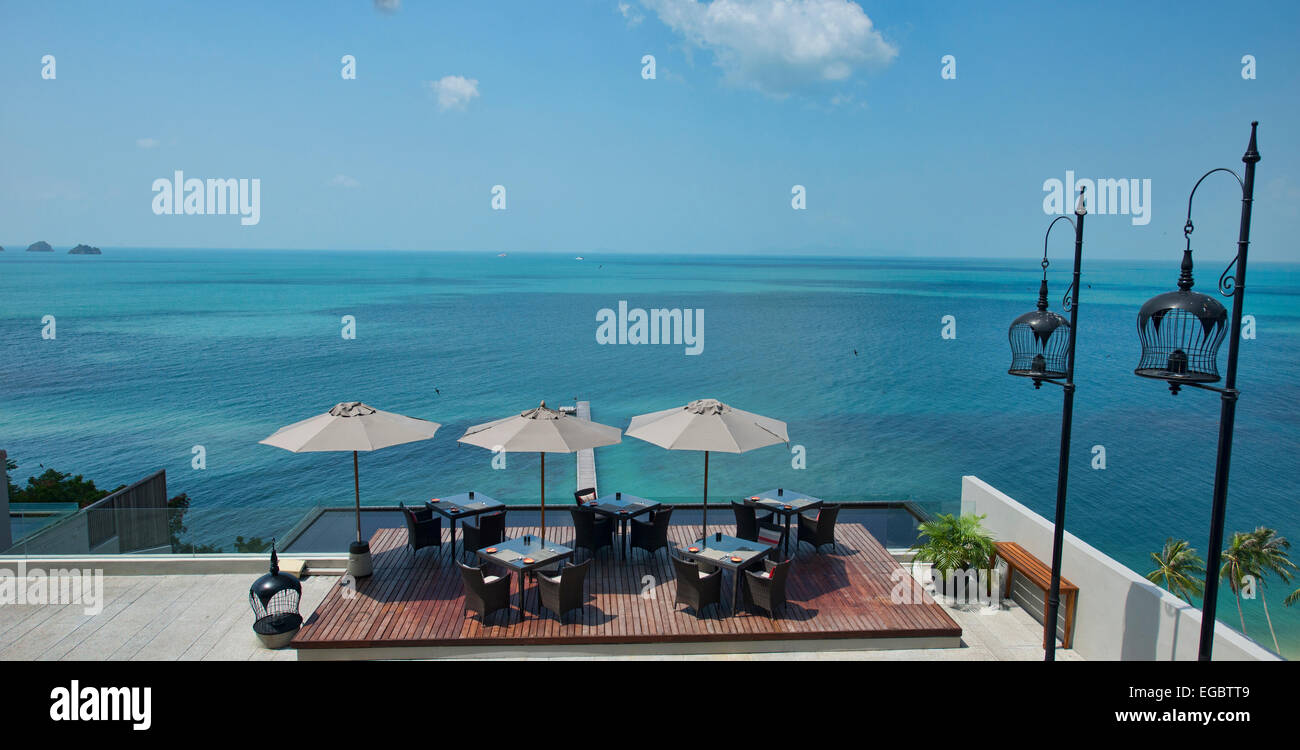 Lovely bar over the sea, Koh Samui, Thailand Stock Photo - Alamy