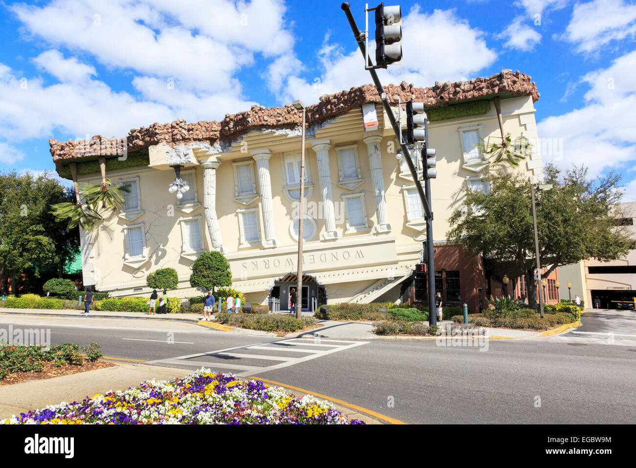 Wonderworks Science museum on International Drive, Orlando, Florida ...