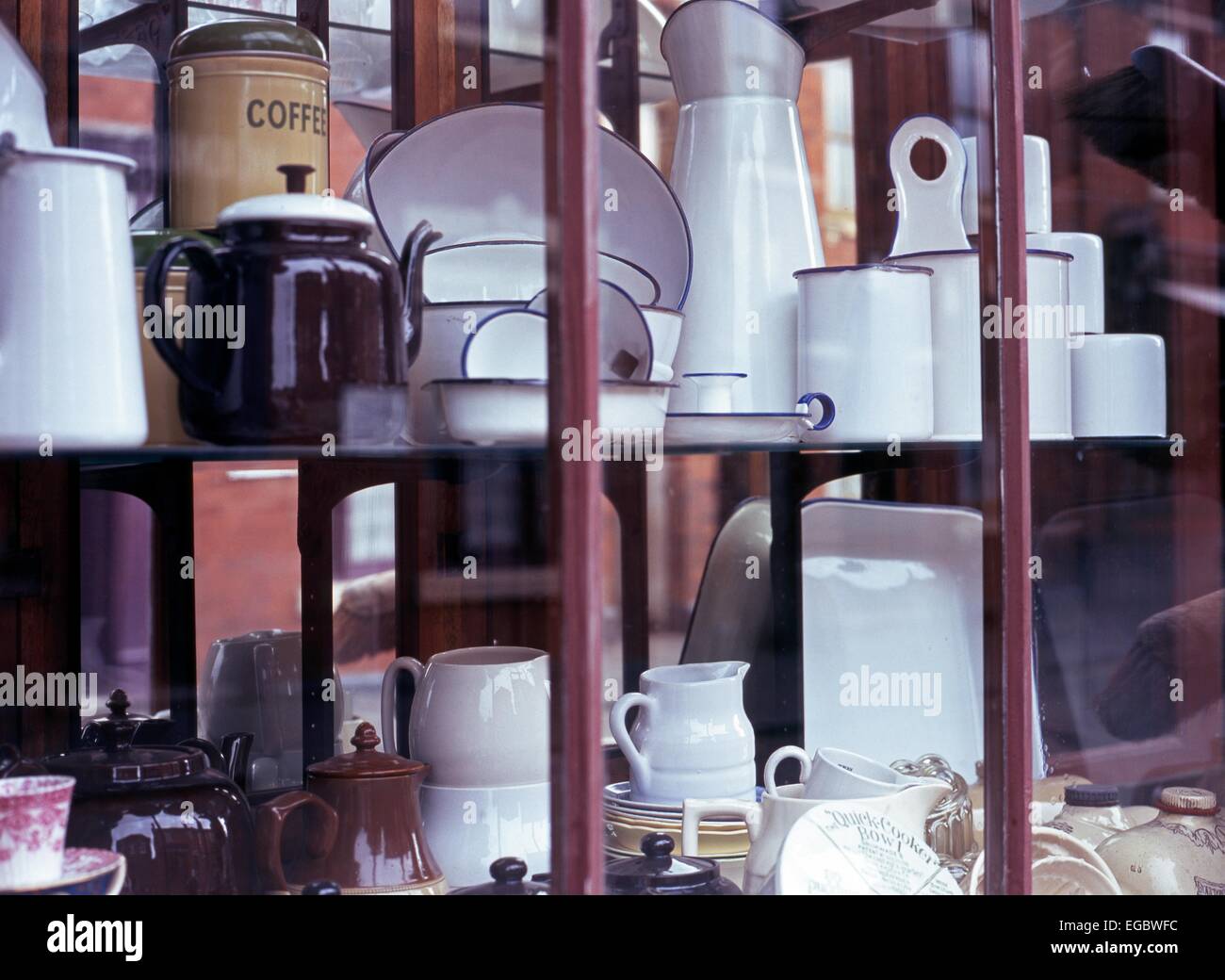 Kitchenware in the Hardware Store window along Canal Street at the ...