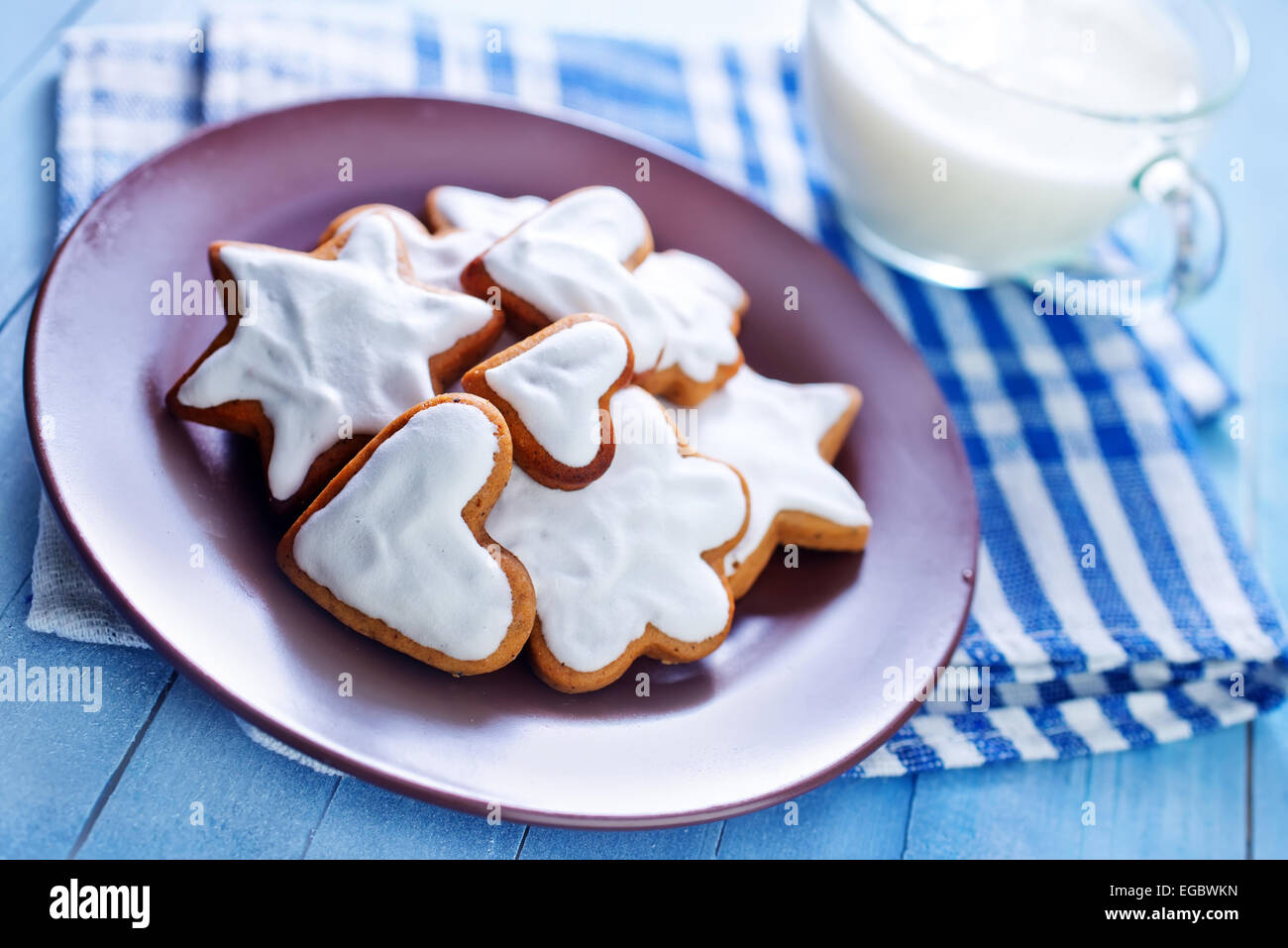 cookies with milk Stock Photo - Alamy