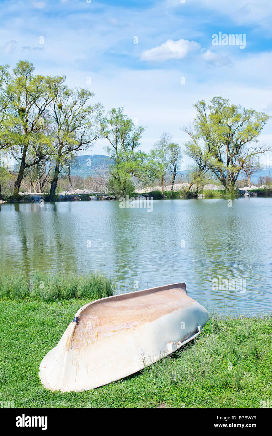 Lake in Crimea Stock Photo - Alamy