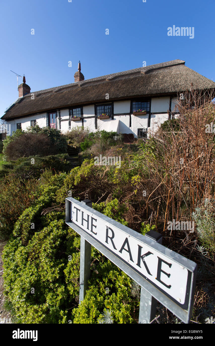 Village of Burton, England. The picturesque village of Burton on the ...