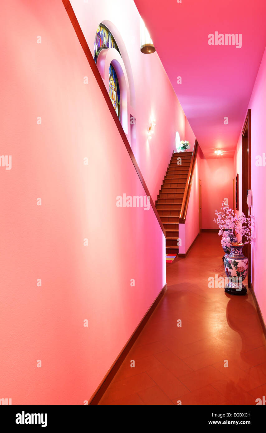 House interior, corridor Stock Photo - Alamy