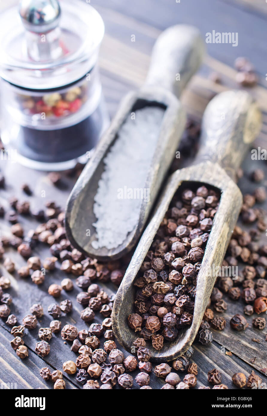 pepper and salt Stock Photo - Alamy