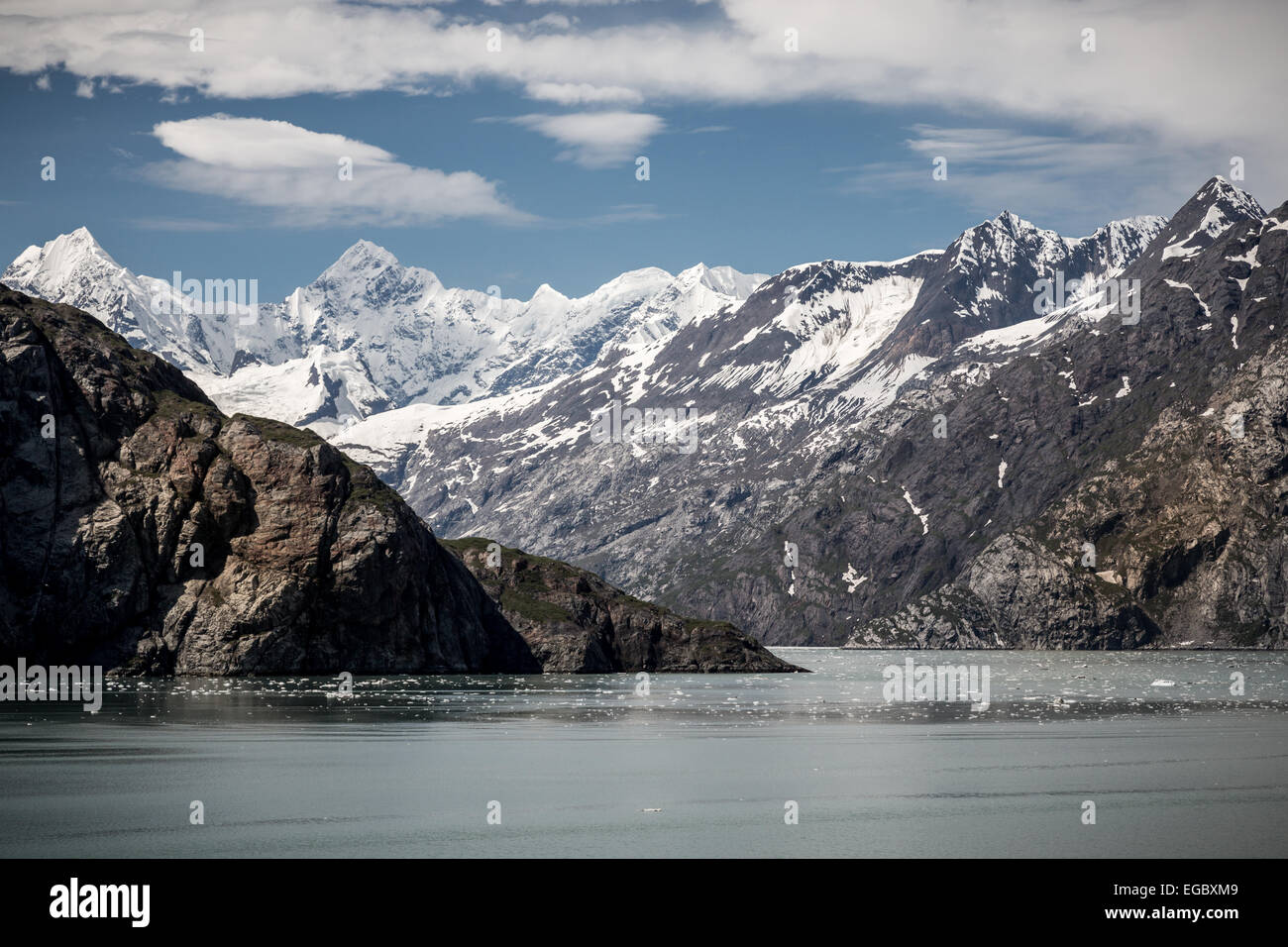 Mountains in Glacier Bay, Alaska, USA, North America Stock Photo - Alamy