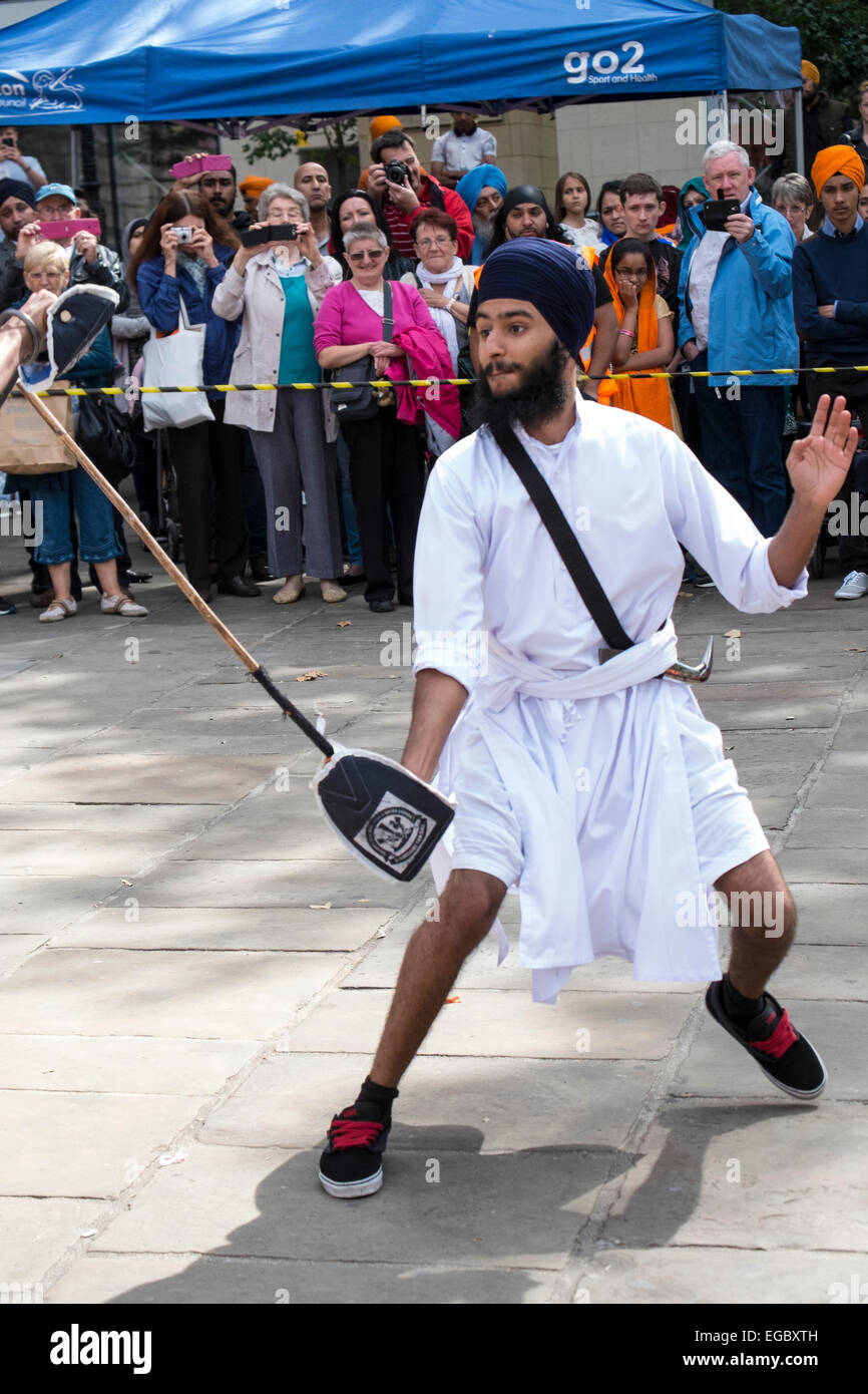 Traditional sikh martial arts hi-res stock photography and images - Alamy