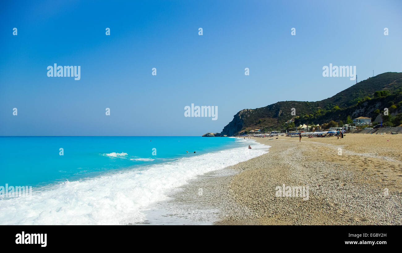 Kathisma Beach, Lefkada Island, Greece Stock Photo - Alamy