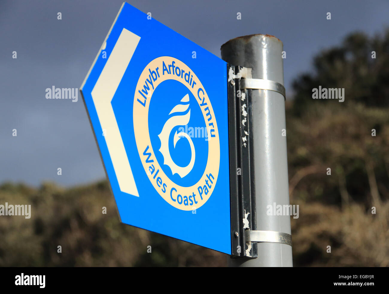 English waypoint sign hi-res stock photography and images - Alamy