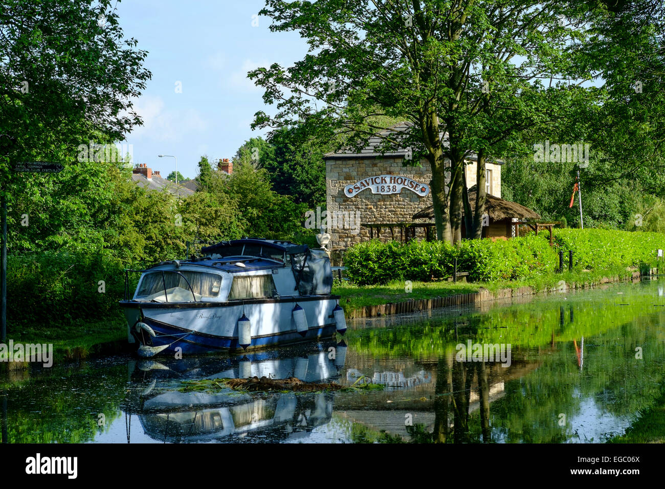 Lancaster Canal at Preston Stock Photo - Alamy