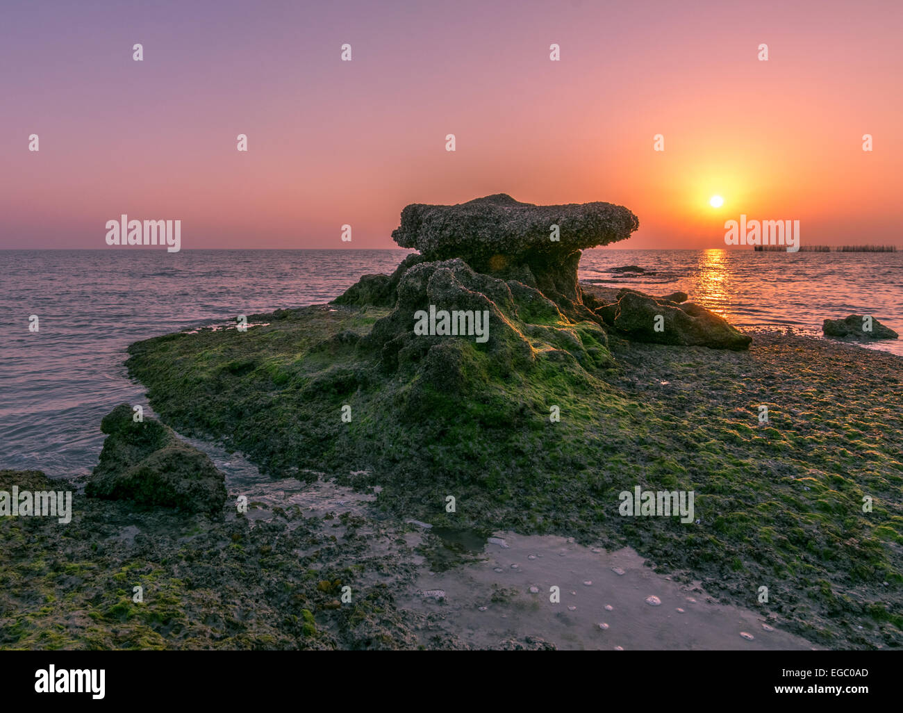 Sunset at persian gulf hi-res stock photography and images - Alamy